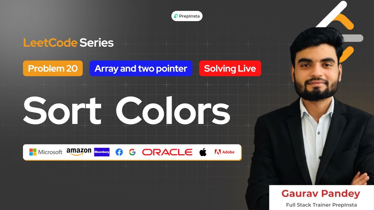 Day 20: Solving LeetCode Coding Problem | Sort Colors Problem Solution | 150 Days Coding Challenge