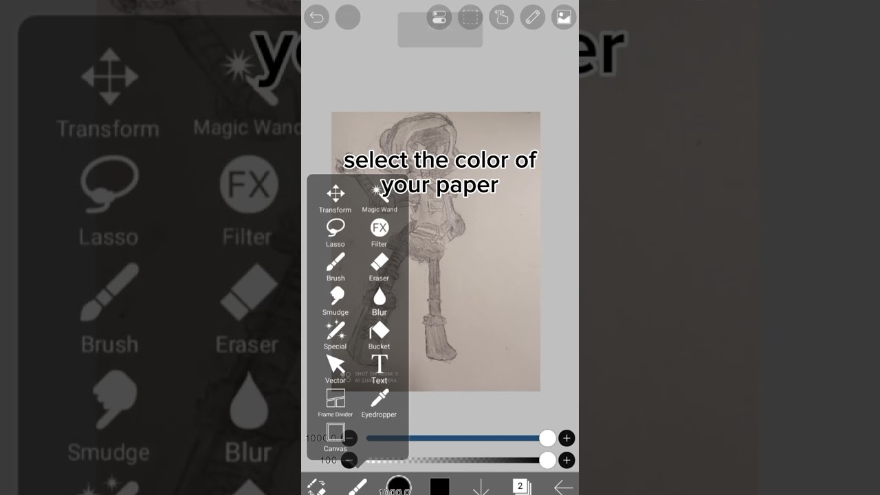 How to divide your traditional art #ibispaintx #art #trend #uzimurderdrones