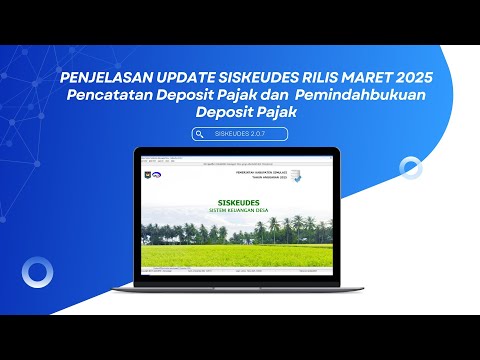 Tutorial SISKEUDES Pencatatan Deposit Pajak dan Pemindahbukuan Deposit Pajak