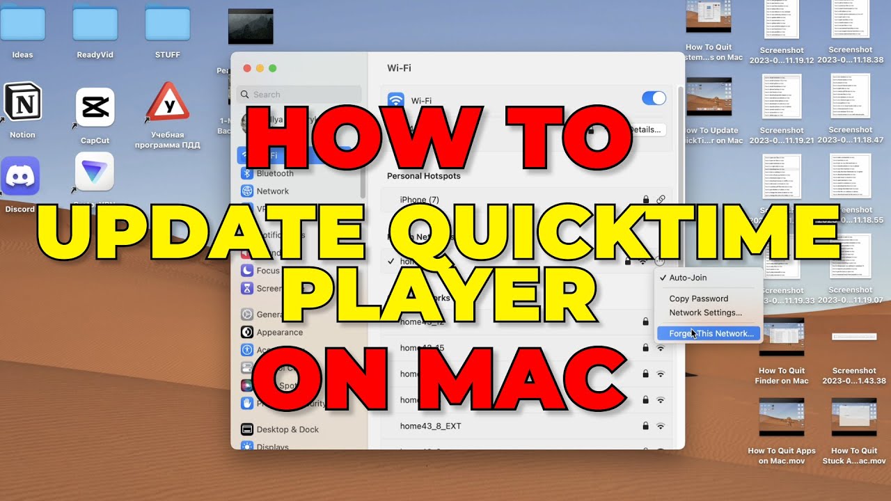 How To Update QuickTime Player on Mac