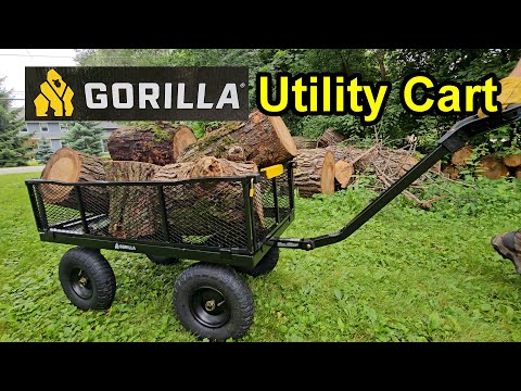Gorilla Utility Cart - Durable, Versatile, Stable & Strong #gorillacart gorillautilitycart
