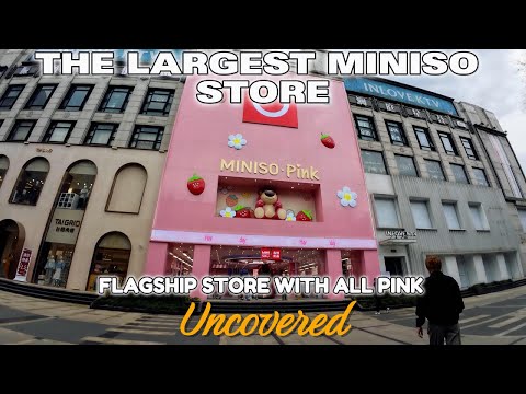 INSIDE SHANGHAI’S ONLY MINISO PINK FLAGSHIP! 💖 Is This the Cutest Store in China | Shanghai P9