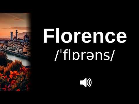 🇮🇹 How to pronounce Florence (CORRECTLY!)