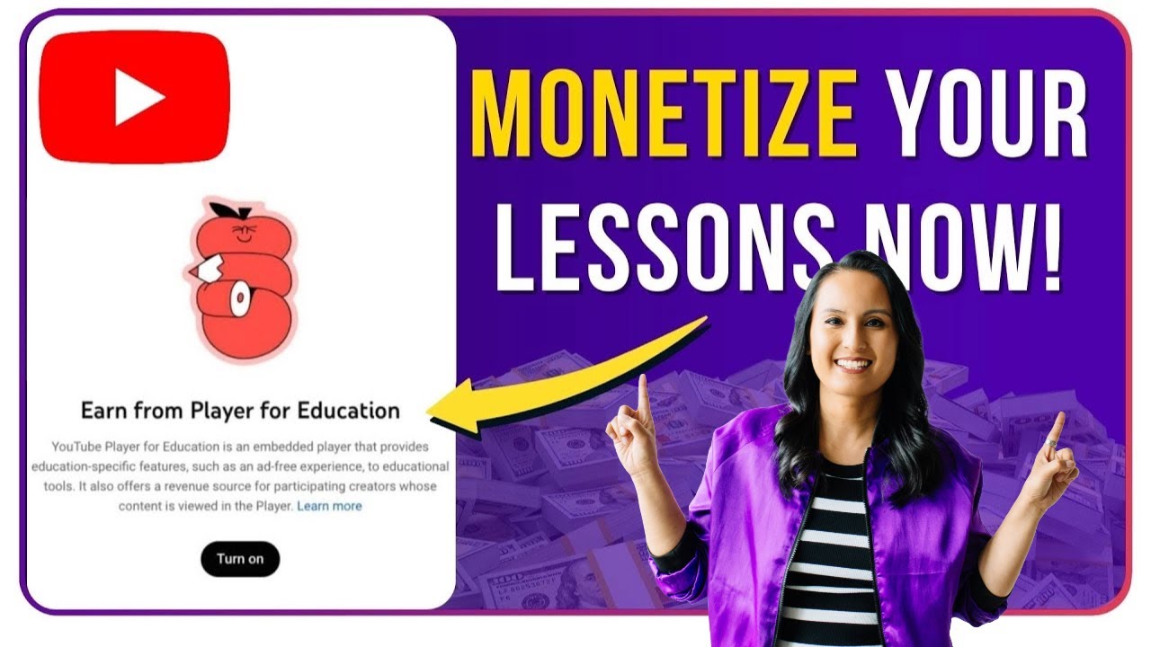YouTubes Player for Education | A NEW Way to Earn on the Platform!