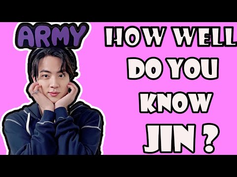 BTS JIN QUIZ | How well do you know Jin ???