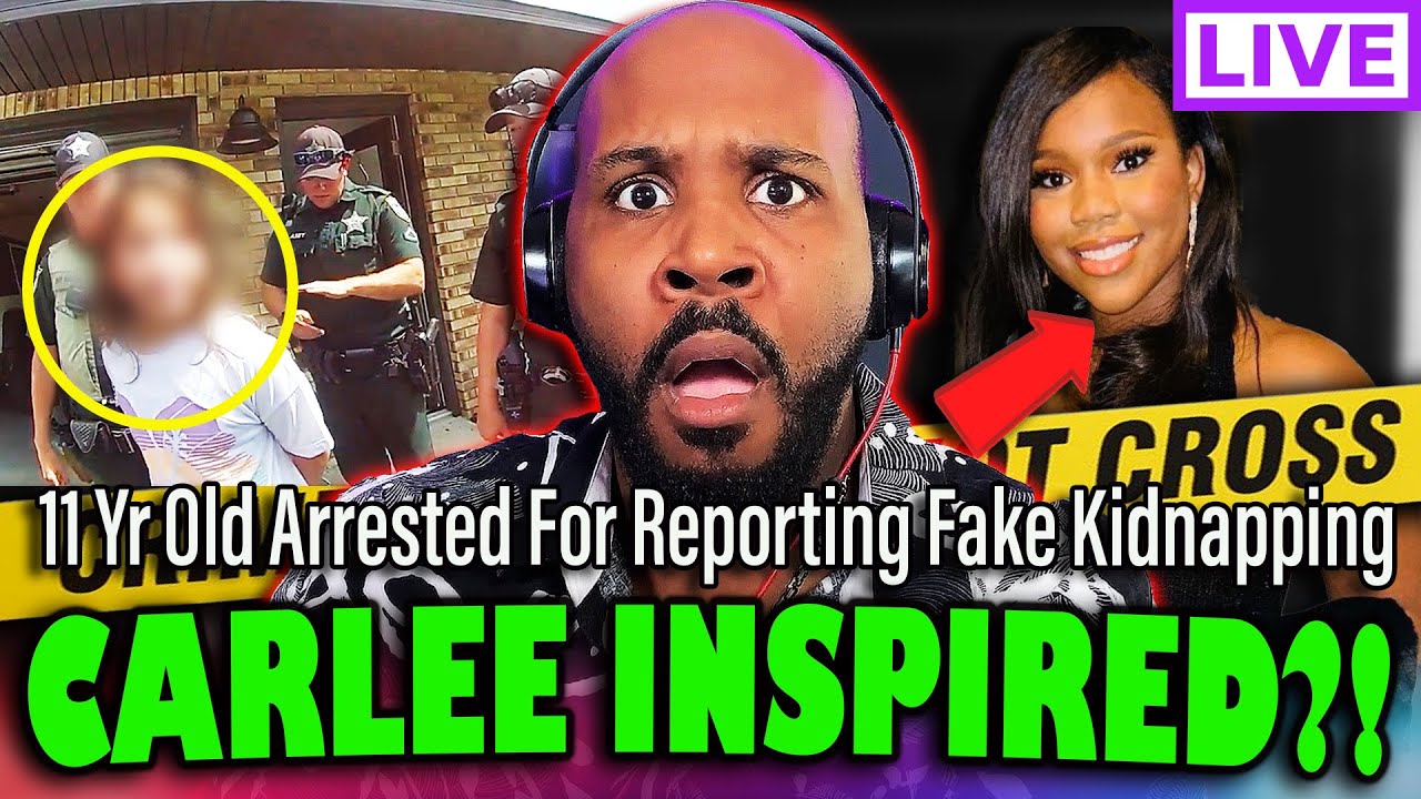 CARLEE INSPIRED?! 11 Yr Old ARRESTED In Florida For Allegedly Faking Kidnapping On Friend?!