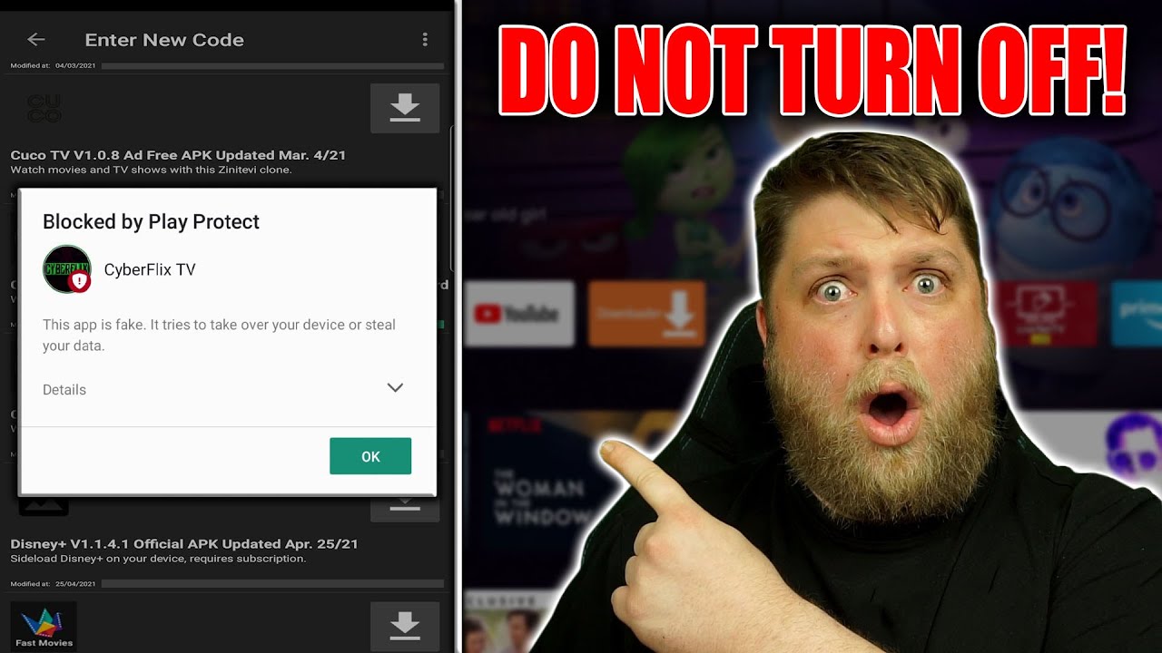 APPS BLOCKED By Google PLAY PROTECT WARNING ⚠