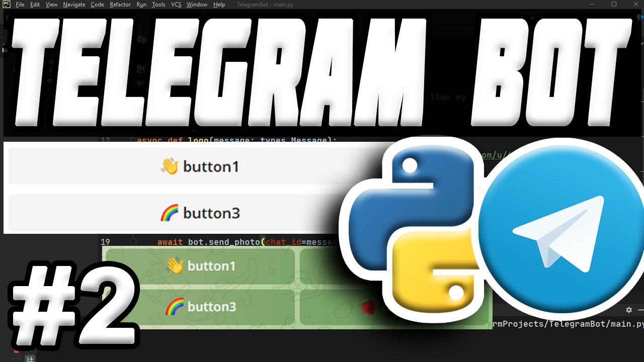 Telegram Bot Python #2 - Reply Keyboard, Inline Keyboard, Callbacks (aiogram)
