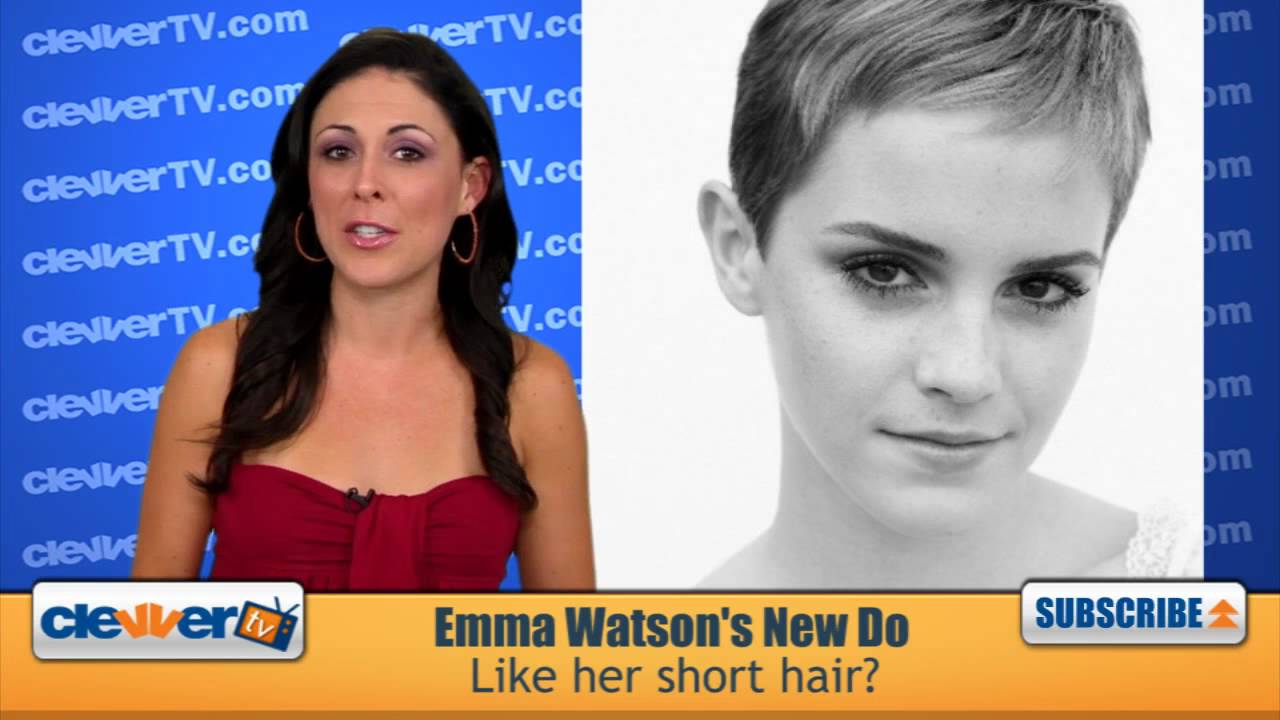 Emma Watson Cuts Her Hair! Like the short, pixie hairstyle?