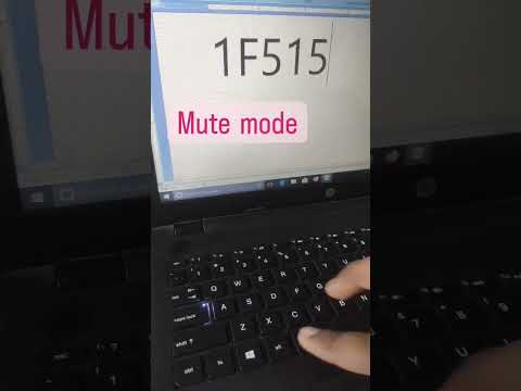 mute mode computer shot key