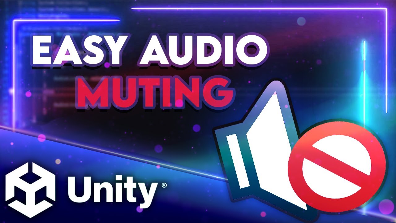 How to create easy Mute on/off button in UNITY! [Unity tutorial]