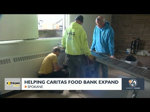 Extreme Team: Helping expand Caritas Food Bank