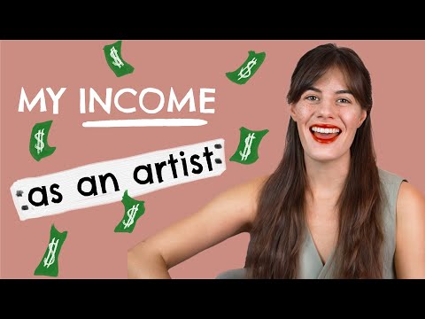 How much I EARN as an ARTIST 💸 | My PASSIVE and ACTIVE income sources