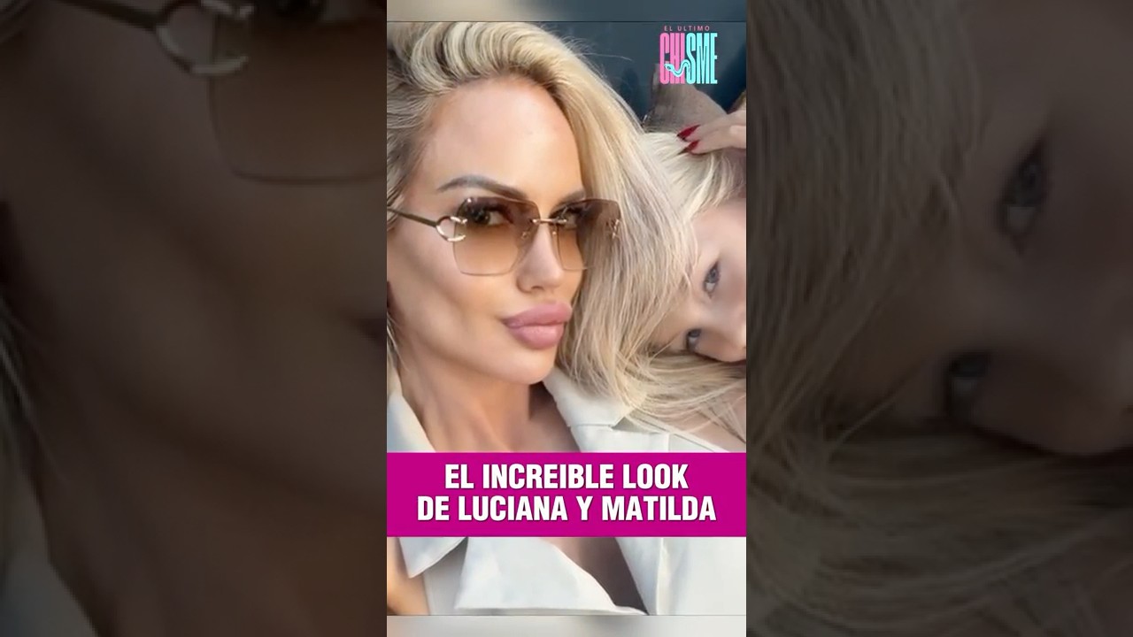 Luciana Salazar surprised everyone with her and her daughter's looks... #shorts