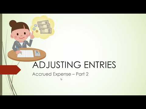 Adjusting Entries Part 2 - Accrued Expenses (Filipino)