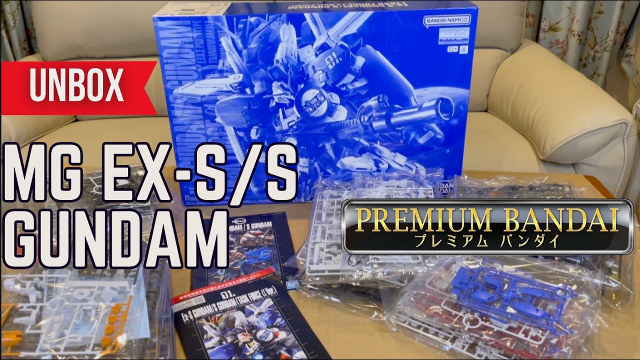 [UNBOX] *Highly Anticipated * Premium Bandai MG EX-S Gundam/ S Gundam (Task Force α Ver.)