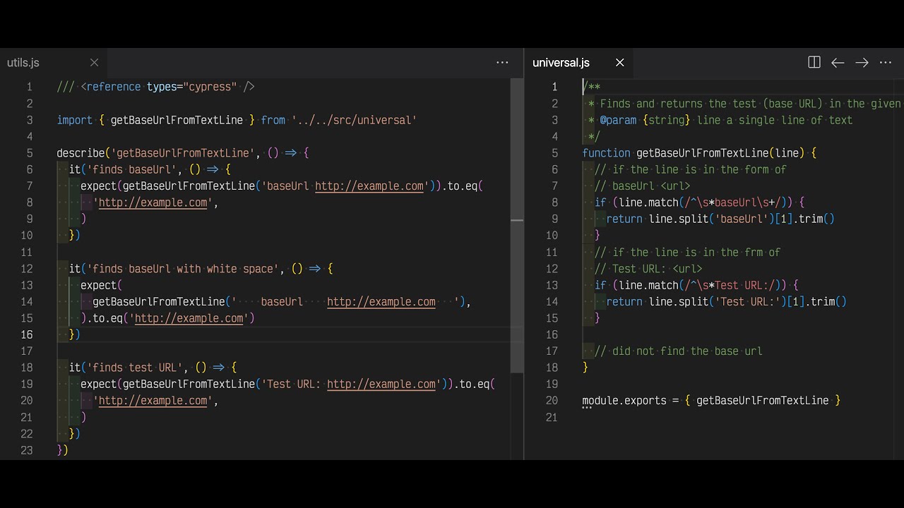 A Quick Cypress Unit Test For Universal JavaScript Code