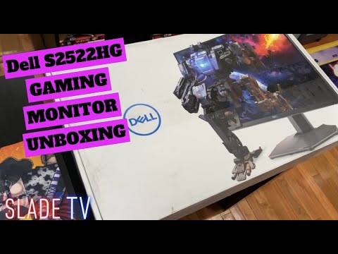 Dell S2522HG 240 HZ Gaming Monitor Unboxing/First Impressions