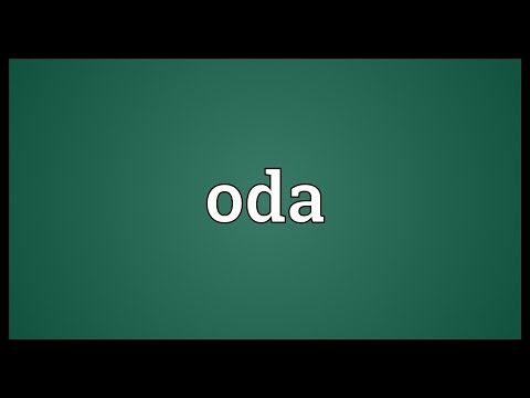 Oda Meaning