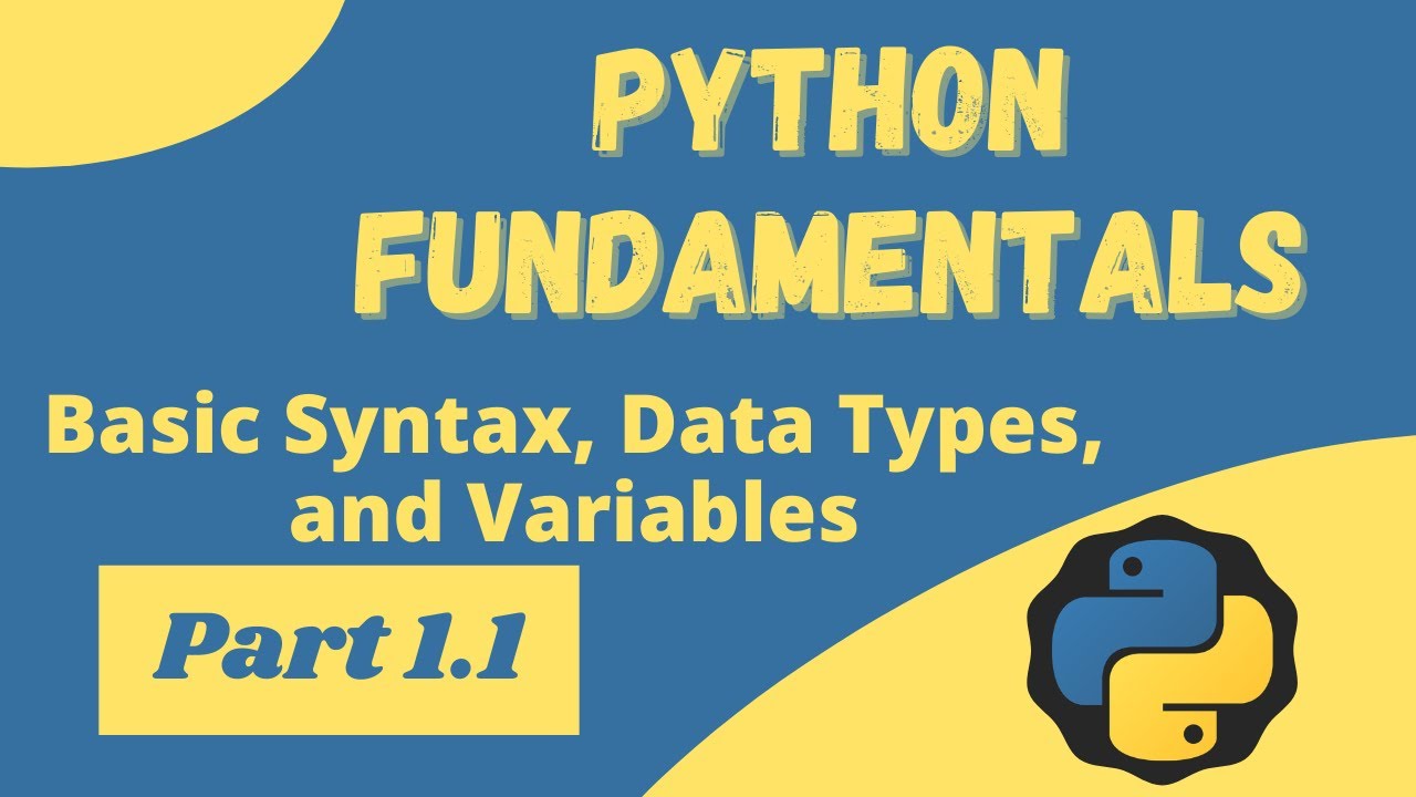 Python Basic Syntax, Variables and Data Types - Python Fundamentals 1.1