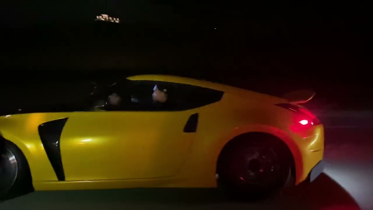 Video: Heavily-Modded Nissan 370Z Catches Fire While Racing Tesla Model ...