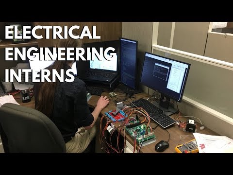 Electrical engineering students complete internships