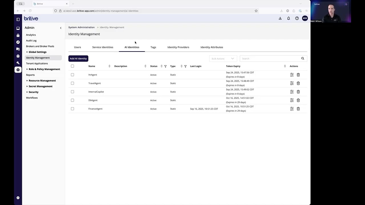 Introducing Agentic Identity Security on the Britive Platform