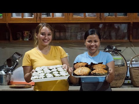 The Whole Process of Making Traditional BINGKA BISAYA and PUTO PINALUTAW without oven!