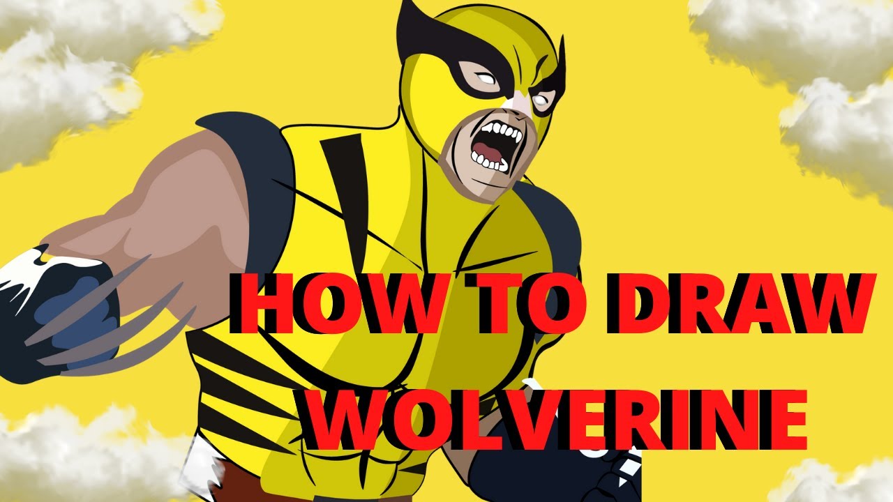 How To Draw Wolverine Adobe illustrator tutorial