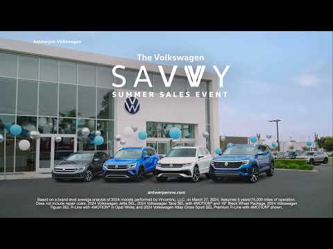 Antwerpen Volkswagen's Savvy Summer Sales Event is ON!