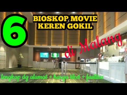 6 TEMPAT BIOSKOP KEREN DI KOTA MALANG - JAWA TIMUR 2022 || HARGA DAN FASILITAS