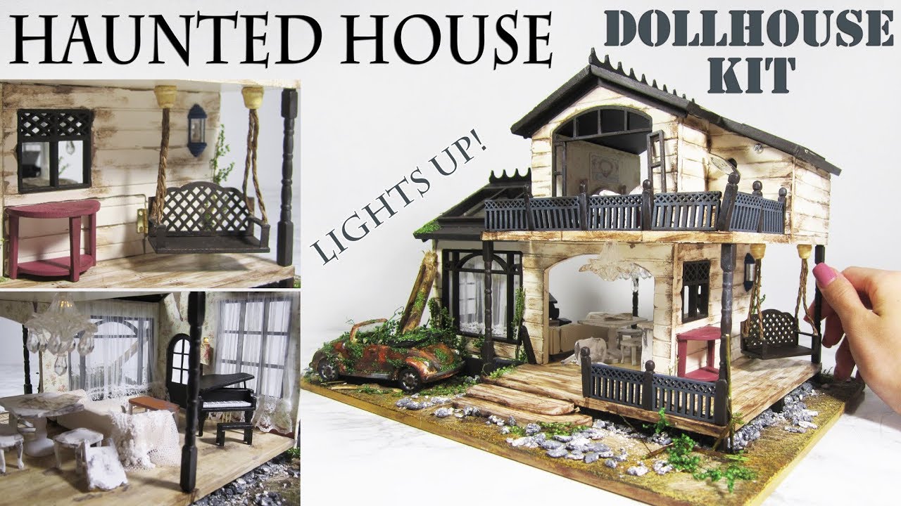 DIY Miniature Haunted House (Kit Bash)