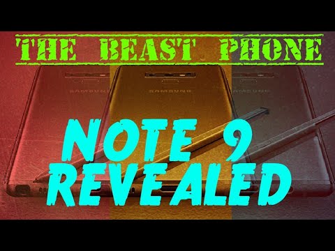 Samsung Galaxy Note 9 Revealed With Specs and Prices