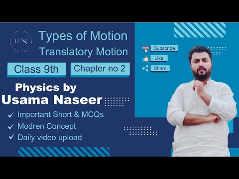 Types of Motion | Translational Motion | Translatory Motion | Physics Class 9th | Usama Naseer