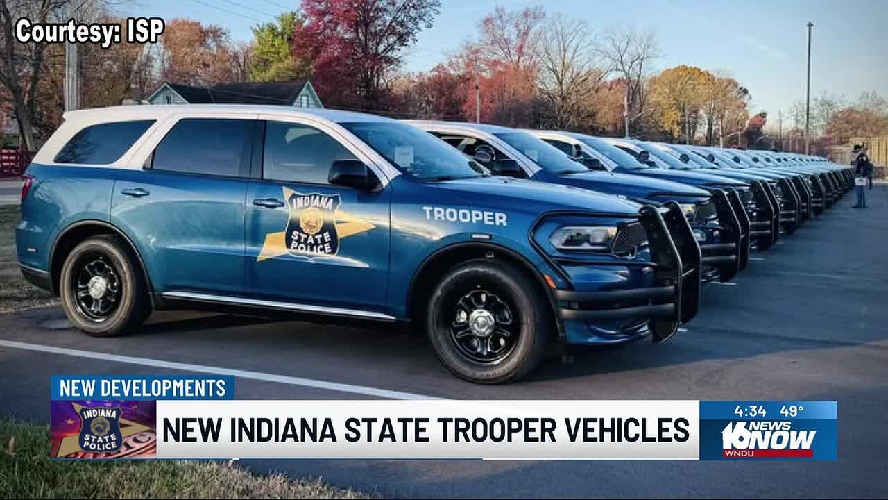 Indiana State Police unveil new look patrol vehicles