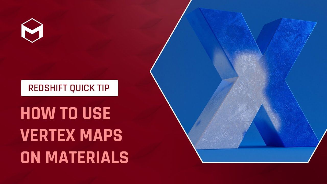 #RedshiftQuickTip 4: How to use vertex maps on materials