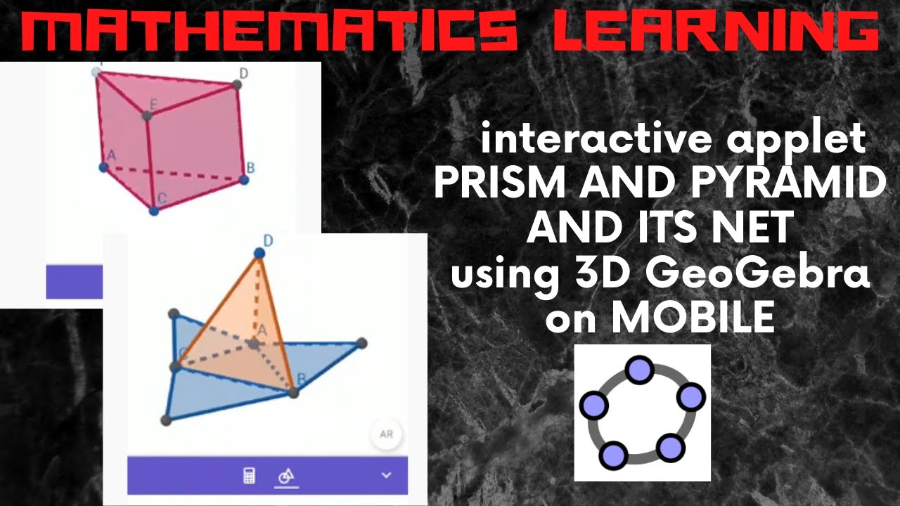 For Teachers | 3D model of Prism and Pyramid in GeoGebra