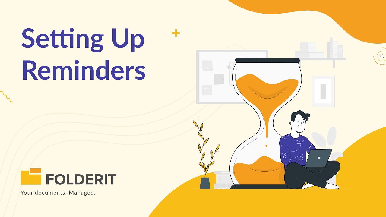 Reminders in Document Management System Folderit