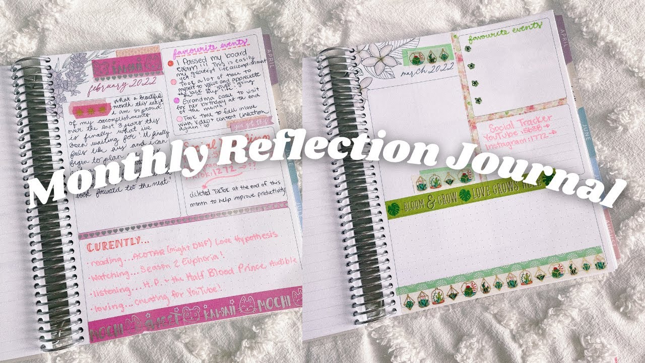 Monthly Reflection Journal | Magically Katelyn