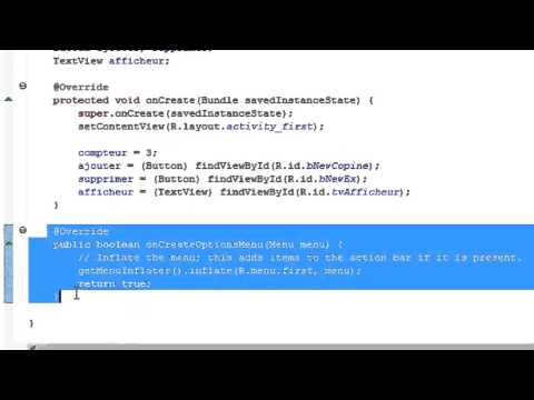 Learn DEVELOPPER SOUS ANDROID 12 L attribut onClick - Mind Luster