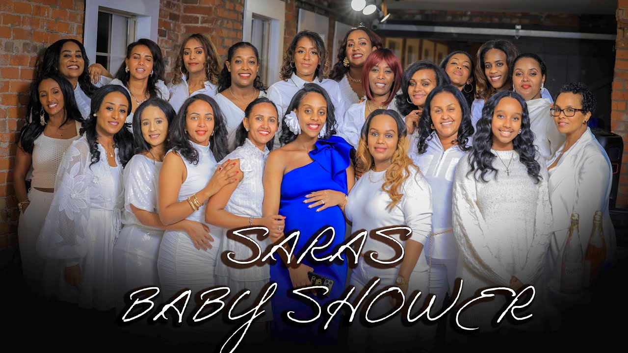 An all-white baby shower for Sara, surrounded by the beautiful Columbus ladies 🤍✨Bella Media