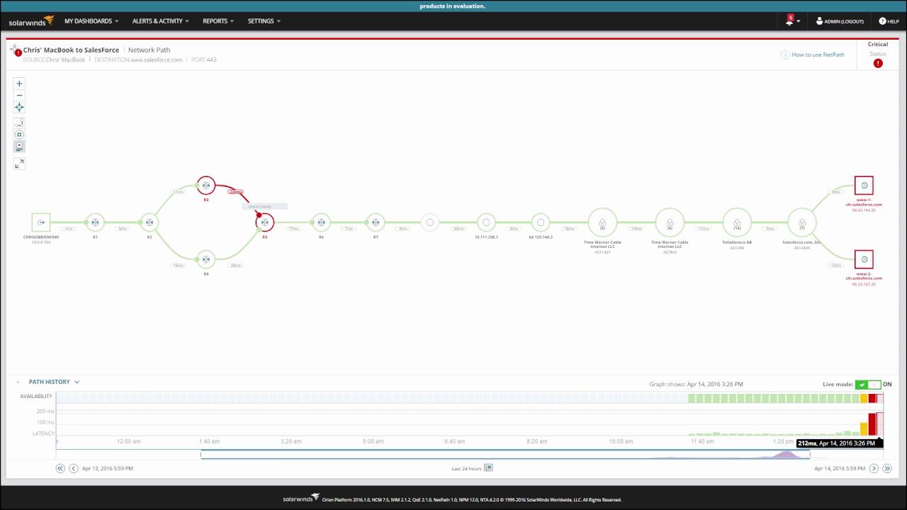 SolarWinds Network Performance Monitor Tutorial: NetPath™
