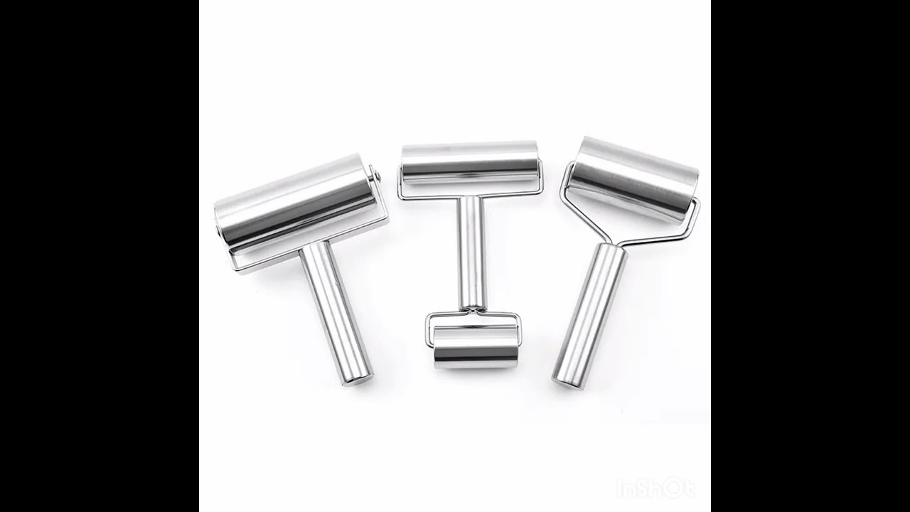 Stainless steel double head rolling pin