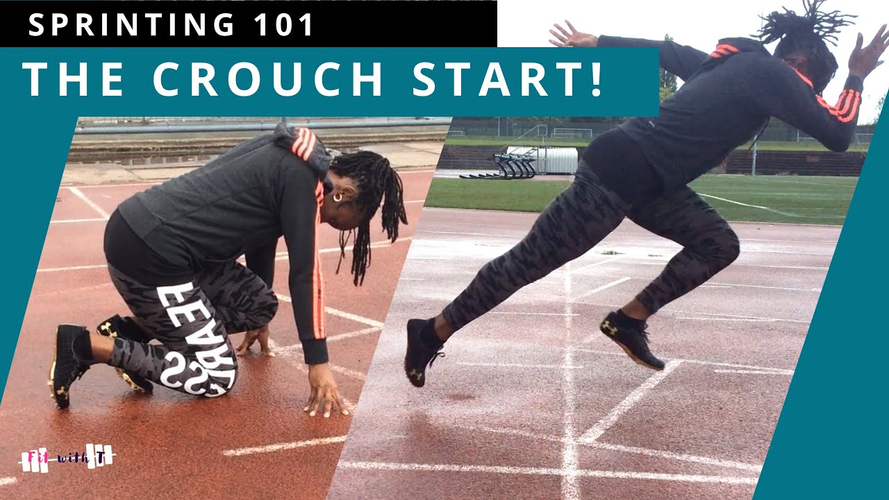 How to do the CROUCH START properly! | Athletics 101 | SPRINT START Training Top Tips || FIT WITH T
