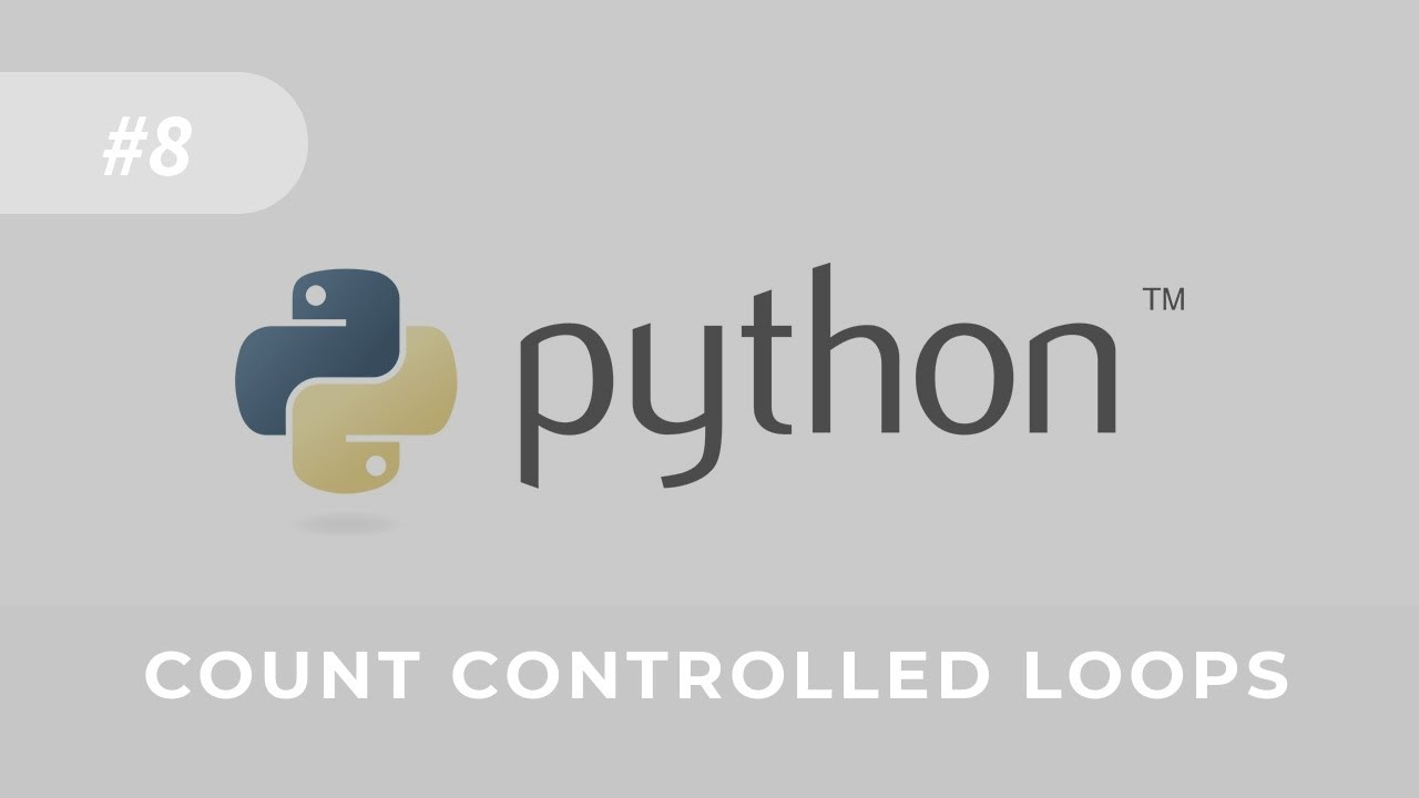 Python Tutorial for Beginners - Lesson 8: Iteration - Count Controlled Loops