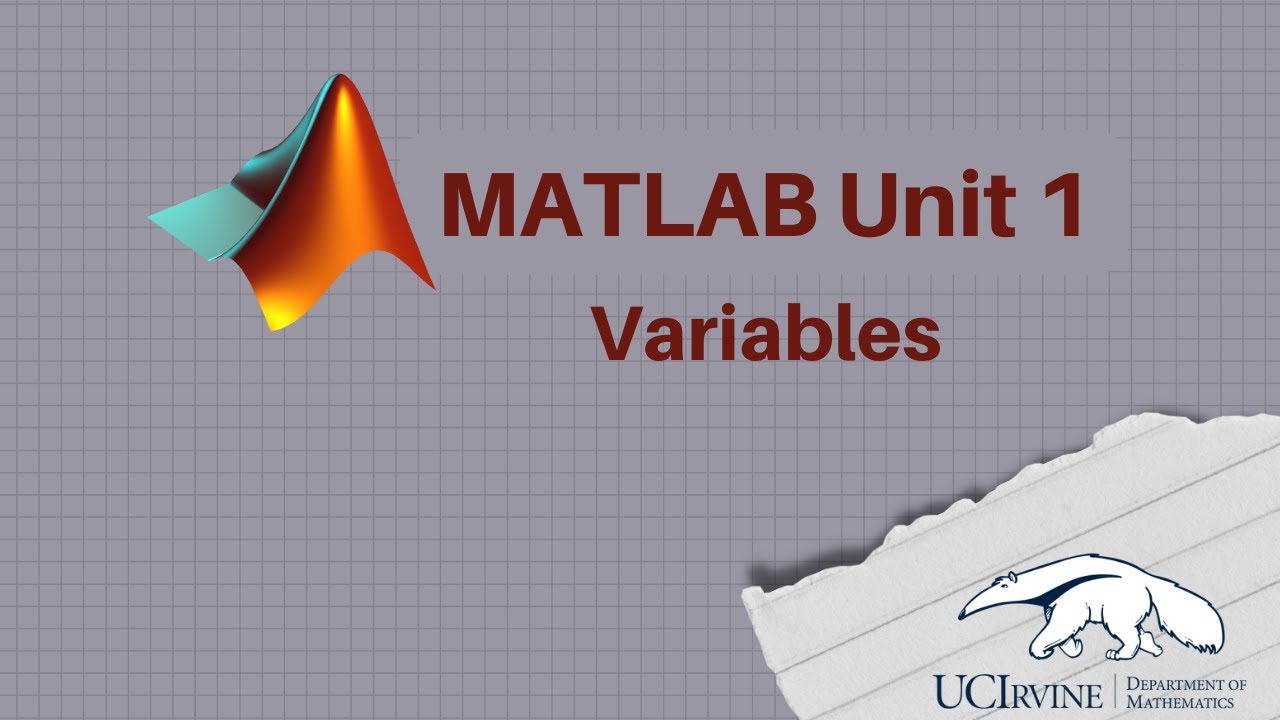 Variables in MATLAB