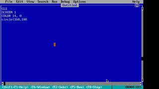 【How to】 Fill Color In Circle In Qbasic