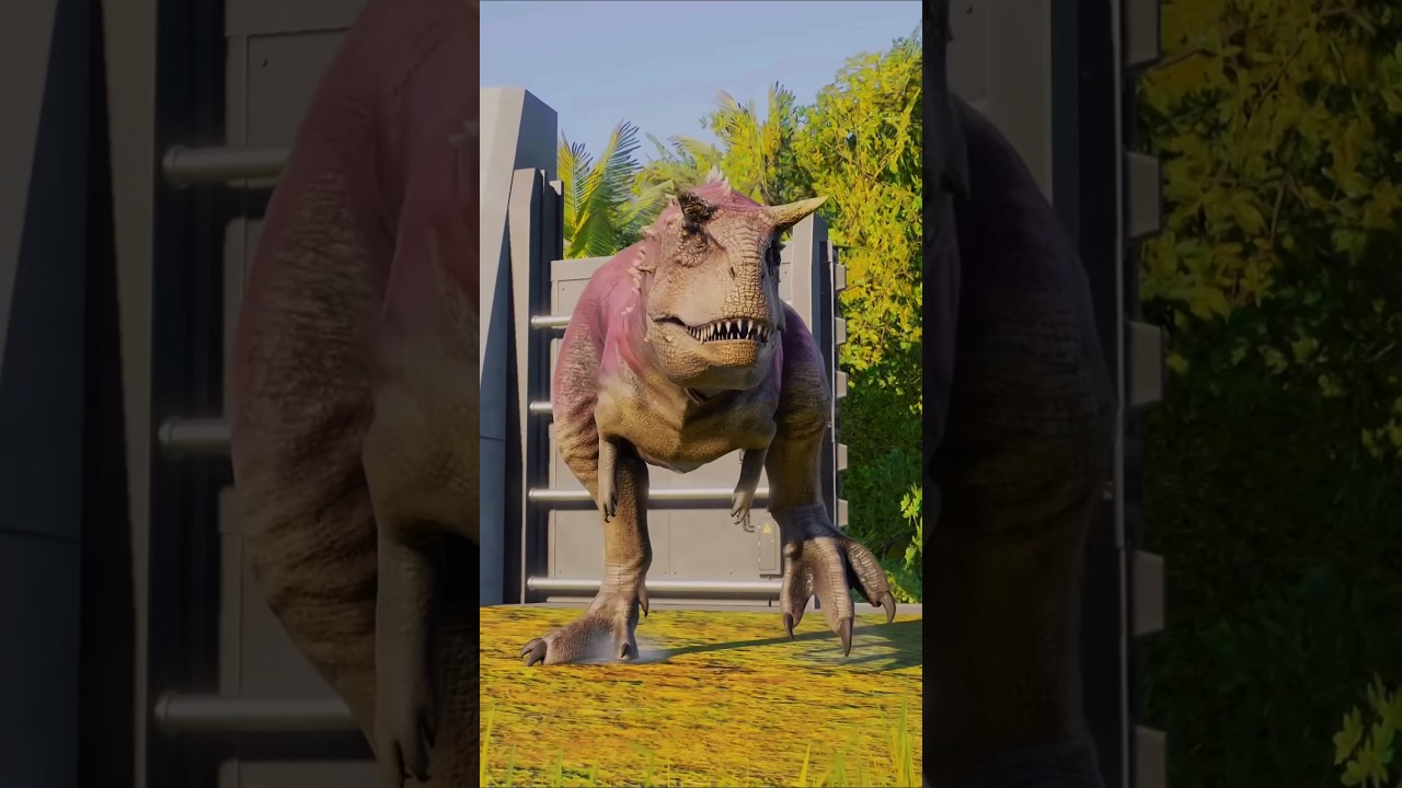 Disney Carnotaurus Takes Over Jurassic World Evolution 2