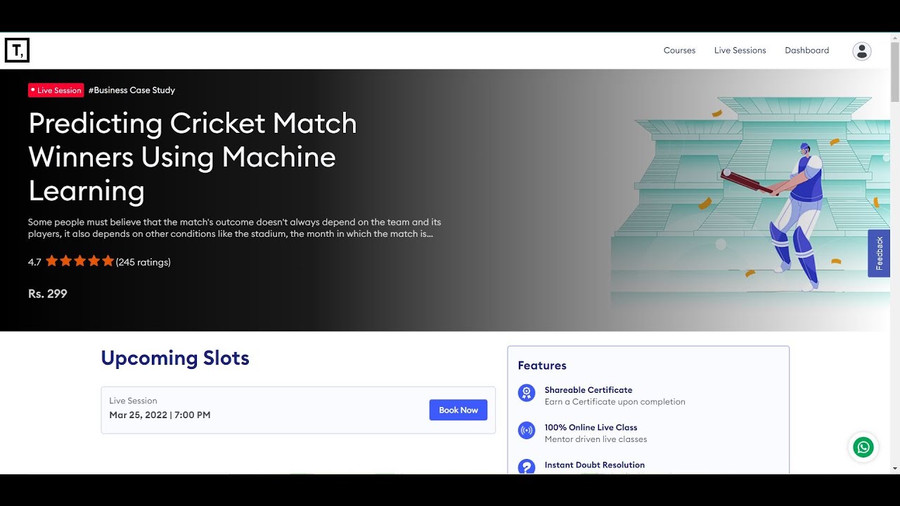 Predicting Cricket Match Winners Using Machine Learning