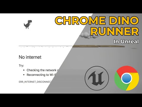 Making the Chrome Dinosaur Game In Unreal Engine 4 / UE4 and Why??